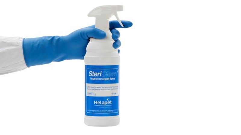 Helapet adds neutral detergent spray to SteriClean range