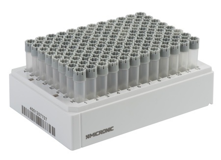 Micronic markets storage tubes with external thread ensure sample integrity