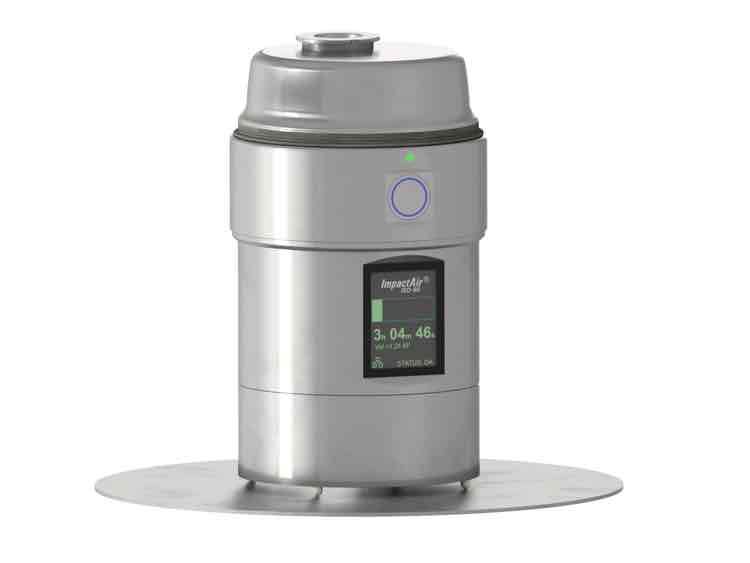 Airborne germ count in real time