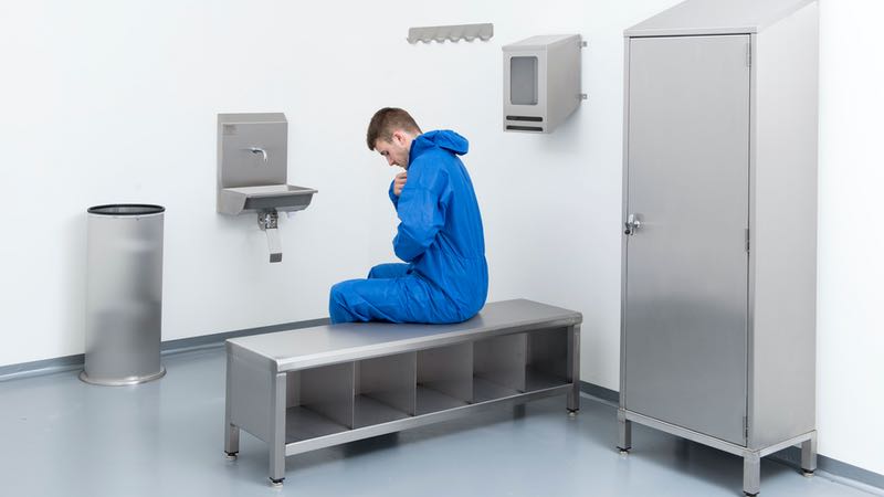 Social distancing in a lab